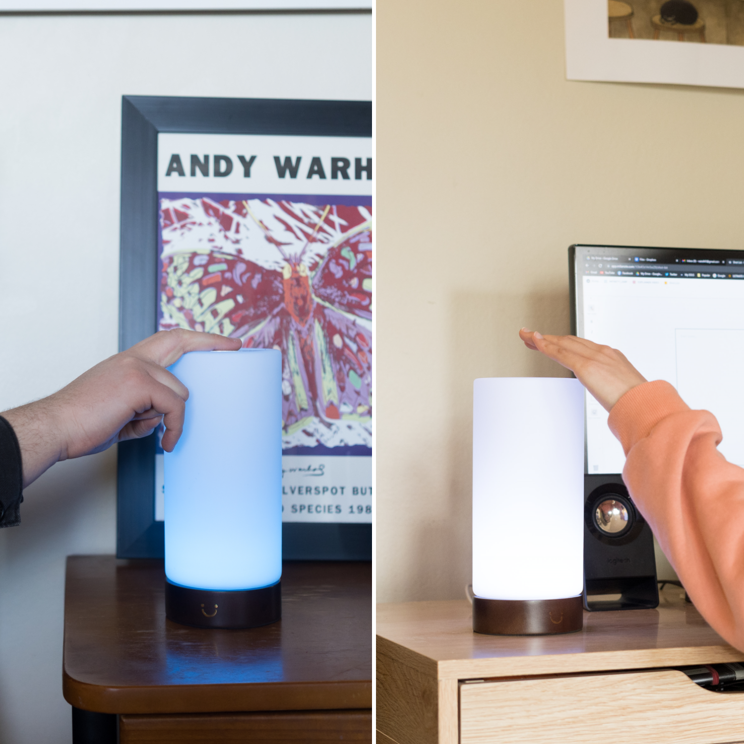 Modern Cylinder Friendship Lamp by LuvLink® Canada - Long Distance ...